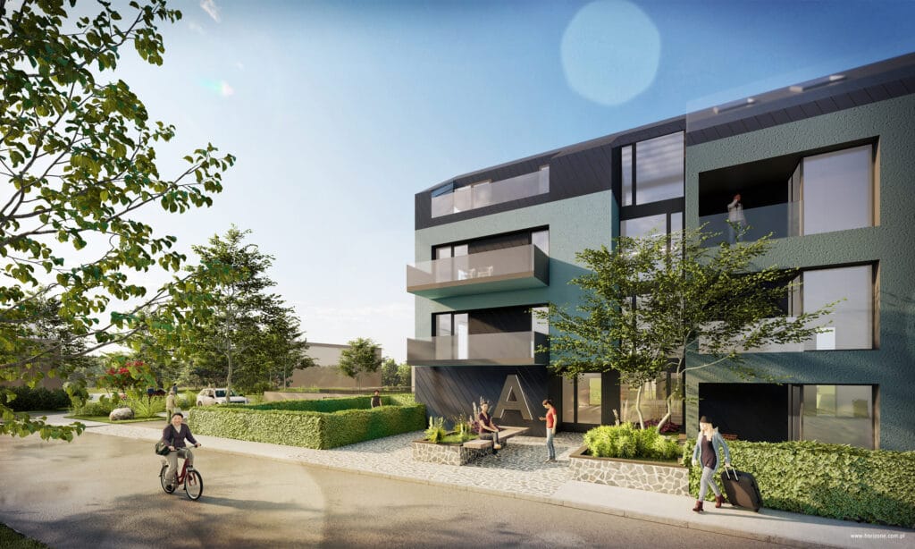 Concept design for residential development in Krakow - Horizone Studio